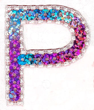 Tygmärken Påstrykbara bokstäver Paljett – Sykungen